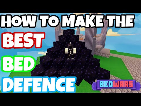 How to make The BEST BED DEFENCE in Roblox Bedwars.. - YouTube