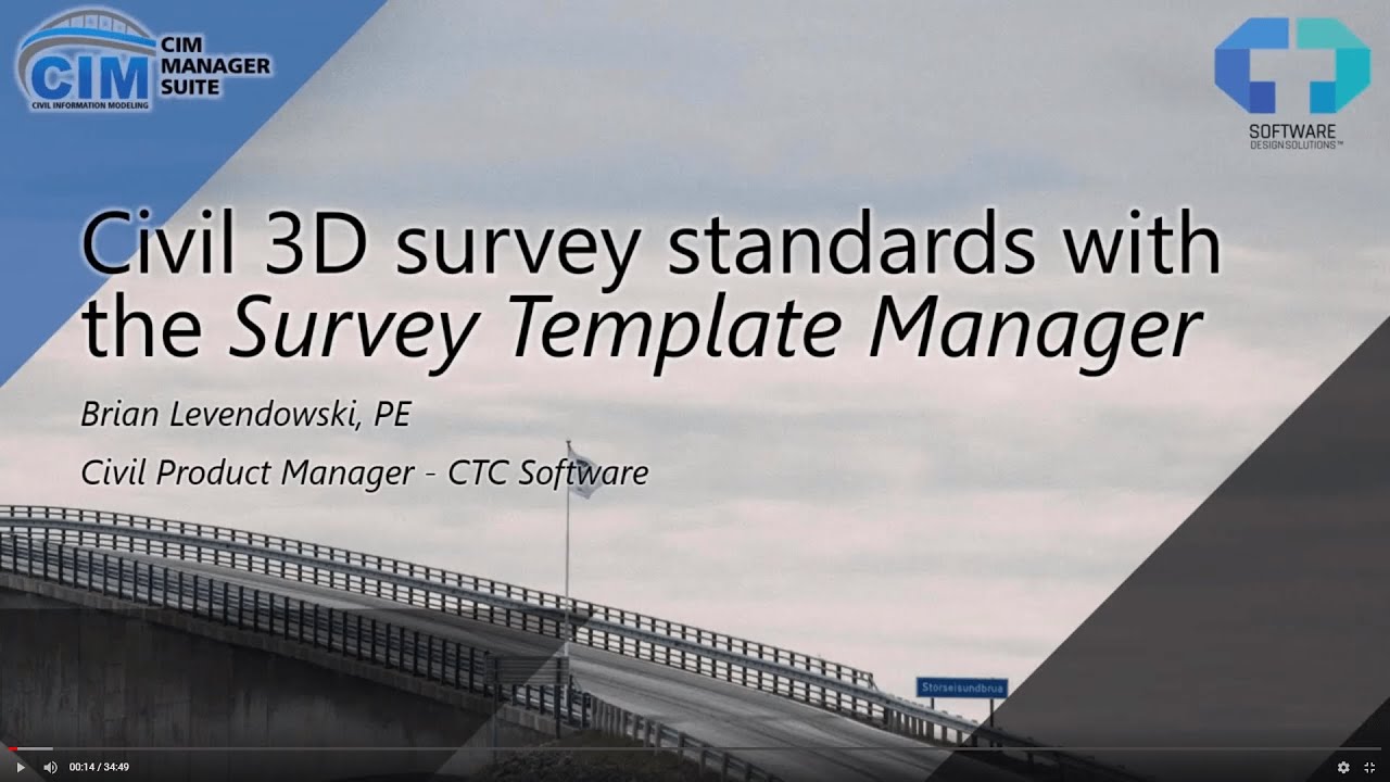 Manage your Civil 3D survey standards with Survey Template Manager ...
