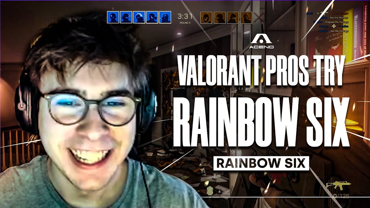 Valorant Pros Try Rainbow 6 Siege - YouTube