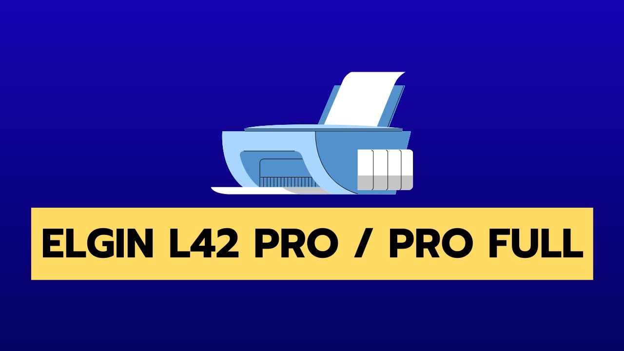 ELGIN L42 PRO / PRO FULL - CONFIGURAÇÃO DE MODELOS DE ETIQUETA - YouTube