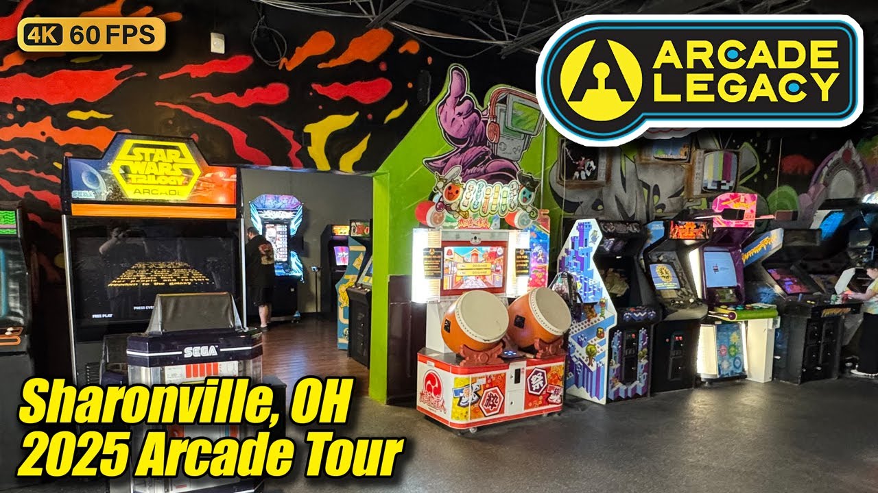 Arcade Legacy, April 2025 arcade tour (Sharonville OH), new 4K full ...