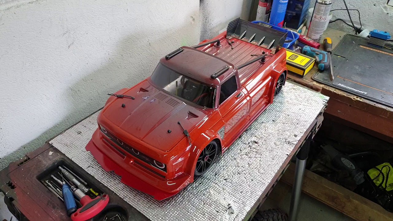 Arrma Infraction to Limitless custom triple fade paint and general ...