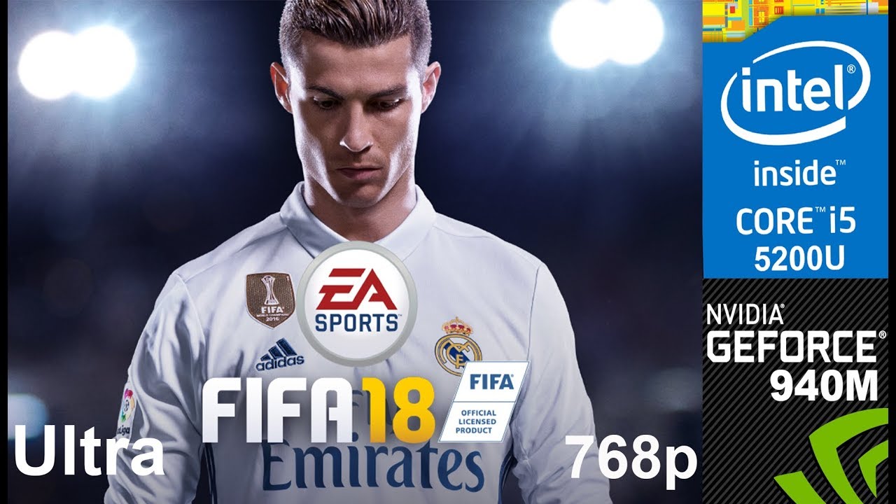 Fifa 18 Demo on HP Pavilion 15 ab032TX, Ultra Setting 768p, Core i5 ...