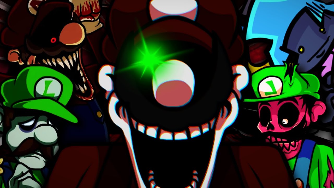 MARIO.EXE! | Friday Night Funkin' - Mario's Madness FULL WEEK - FNF MOD ...