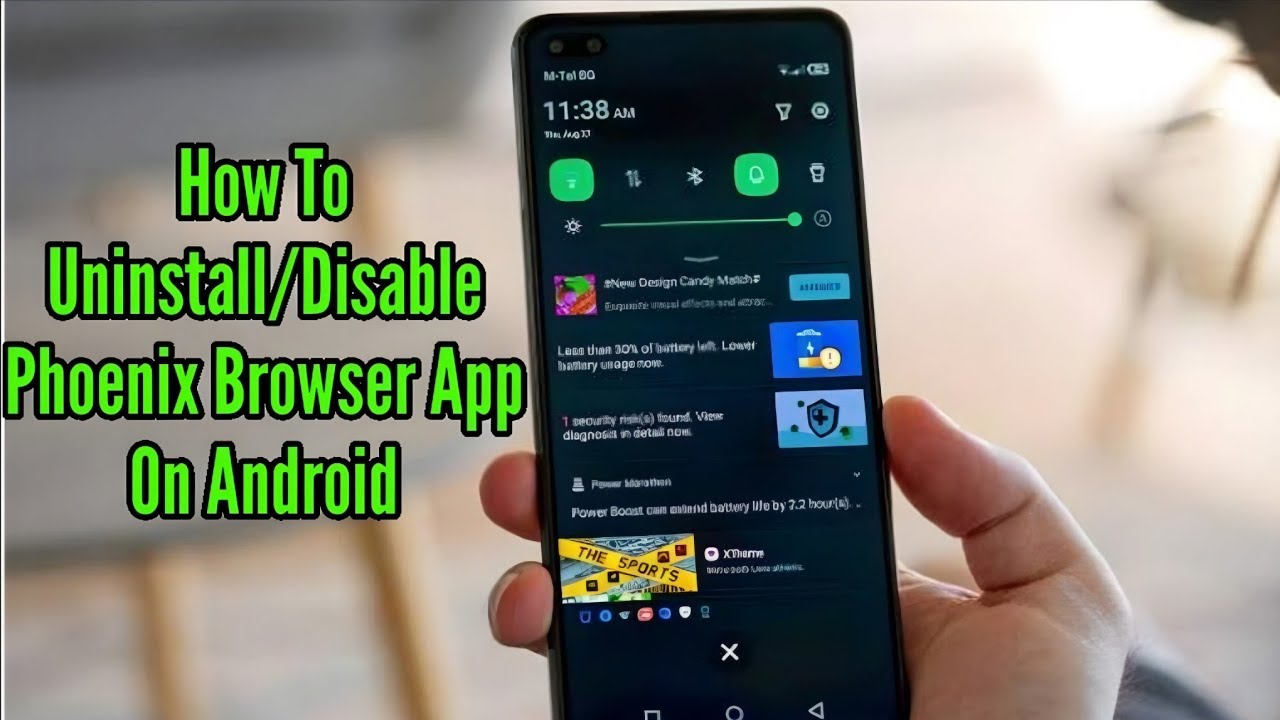 How To Uninstall Phoenix Browser App On Android Phone 2025 - YouTube