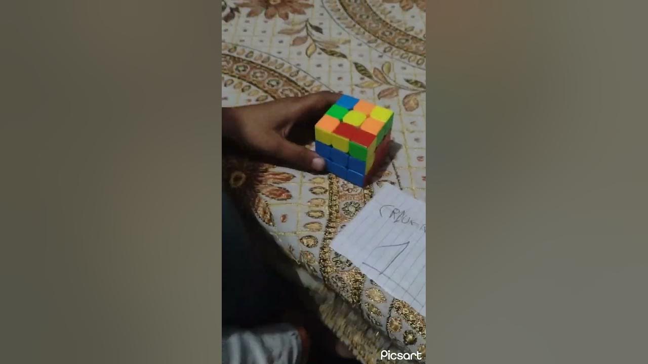 cube solving in easy steps in 1 min with #algorithm #cube #cubemaster # ...