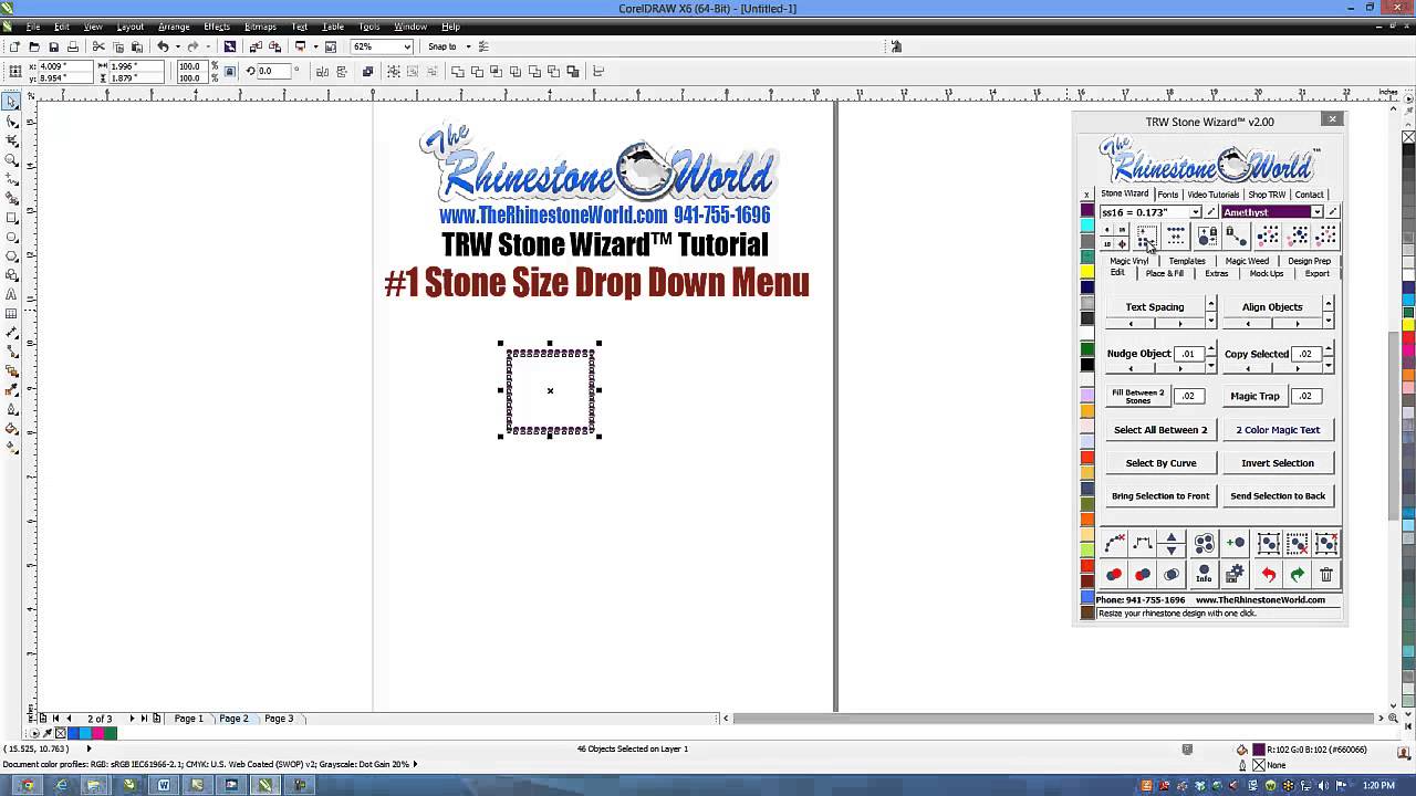 Tutorial 1: Stone Size Drop Down Menu (TRW Stone Wizard™) - YouTube