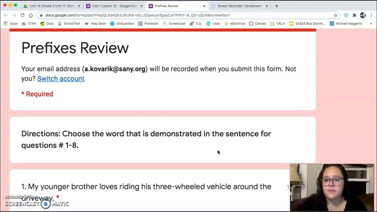 3rd Grade CKLA ELA - Unit 11 Lesson 12 Ecology: Language Review ...