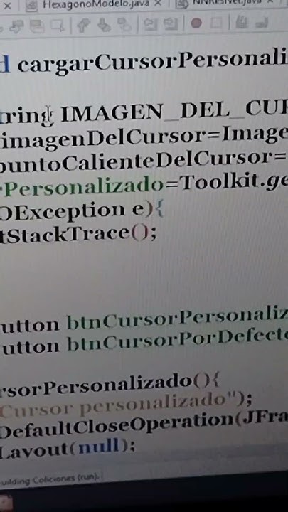 Cursor personalizado en Java - YouTube