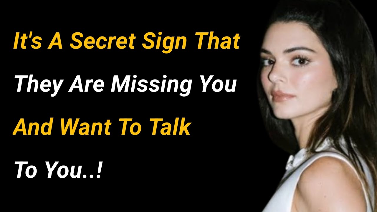 It A Strange Sign That They're Missing You..| Psychology Quotes - YouTube