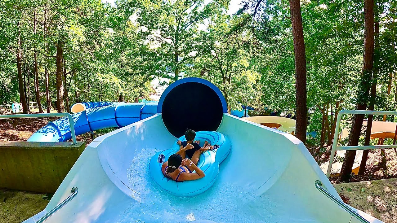Typhoon Water Slide at Fins Up Water Park in Margaritaville Lake Lanier ...