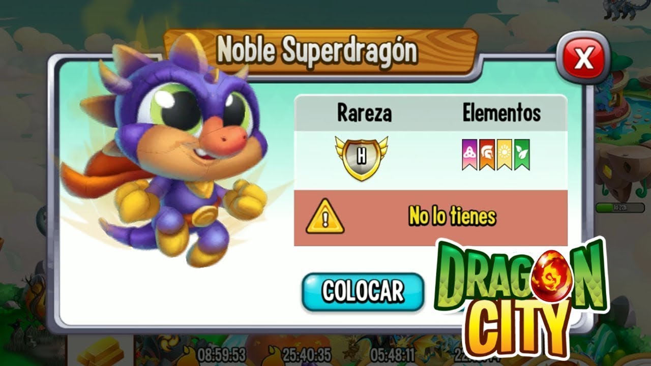 Mi nuevo noble super dragon*(dragon city)* - YouTube