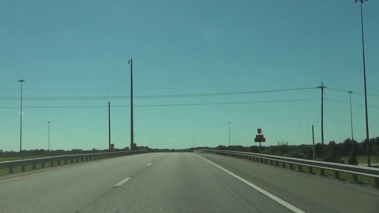 Florida - Interstate 10 West - Mile Marker 160 to 140 - YouTube