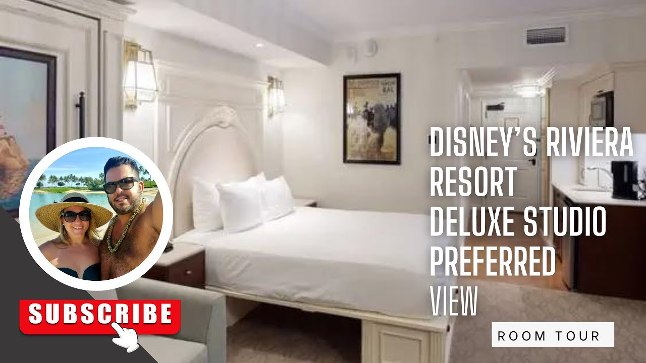 Disney's Riviera Resort, Preferred View Deluxe Studio - Room Tour - YouTube