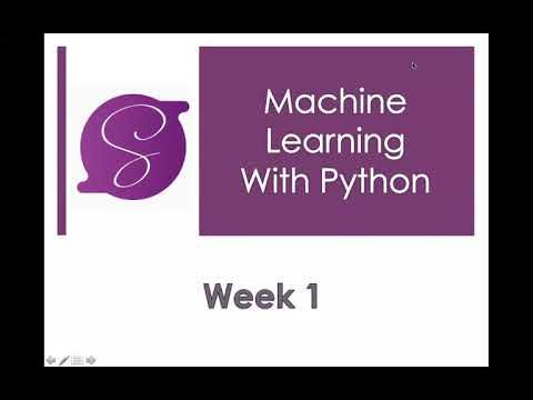 Introduction to Machine Learning (Week 1) | Machine Learning with Python | CodeCamp - YouTube