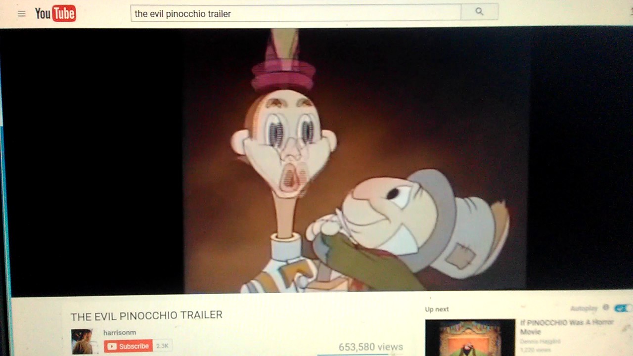 THE EVIL PINOCCHIO TRAILER - YouTube