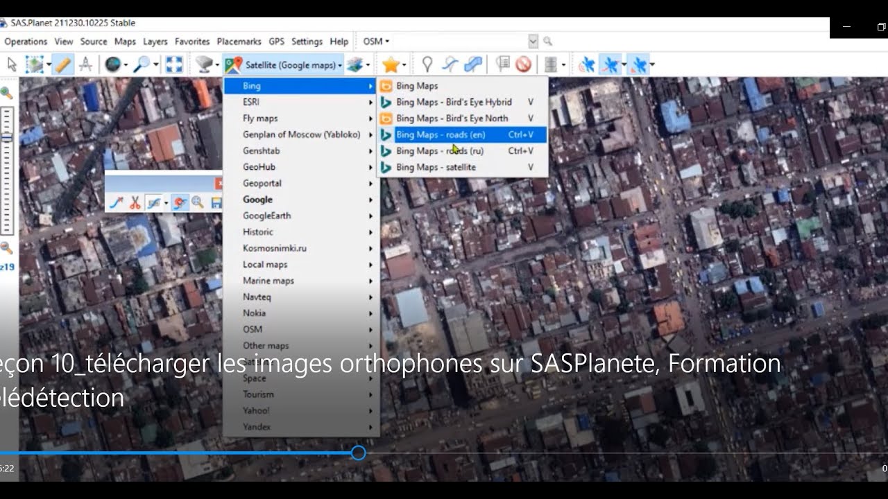 Télécharger les images orthophotos sur SASPlanete, Leçon 10, Formation ...