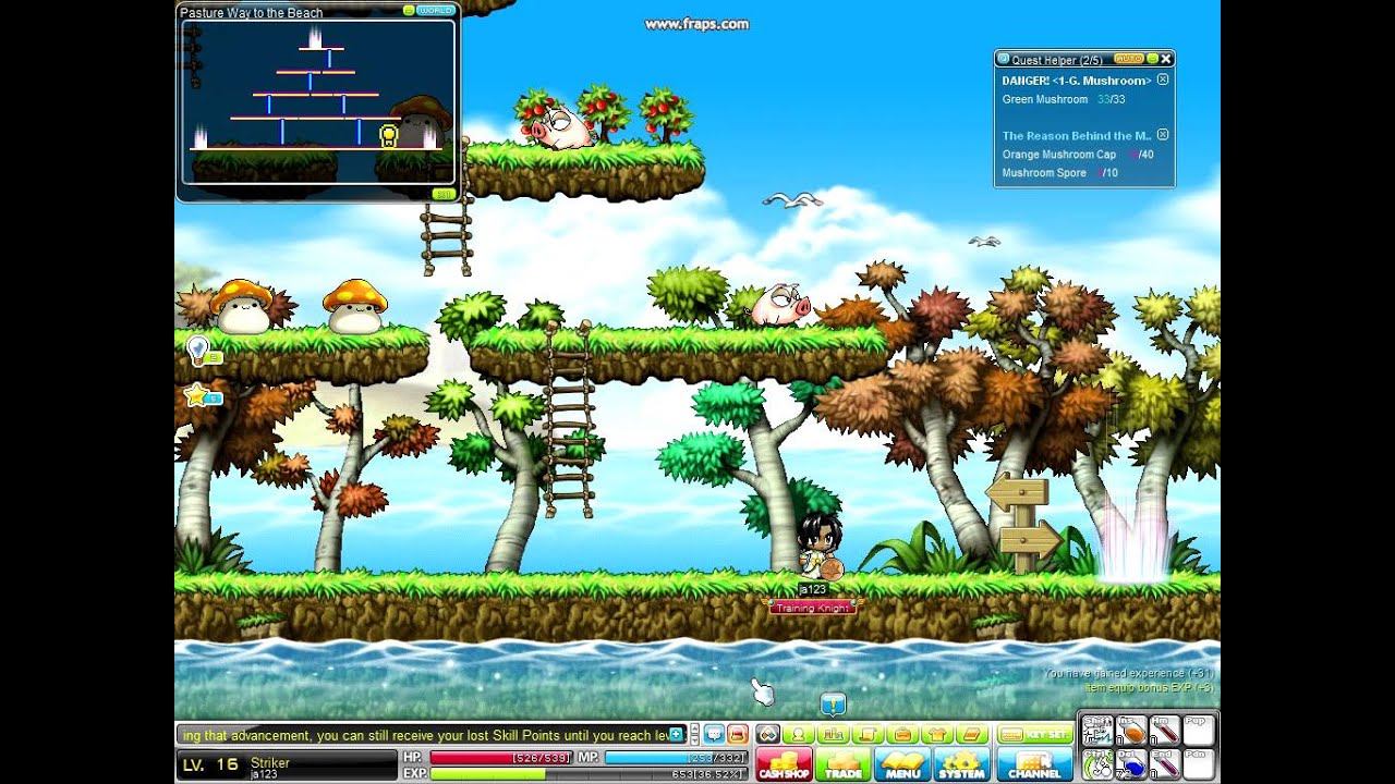 MapleStory striker - YouTube
