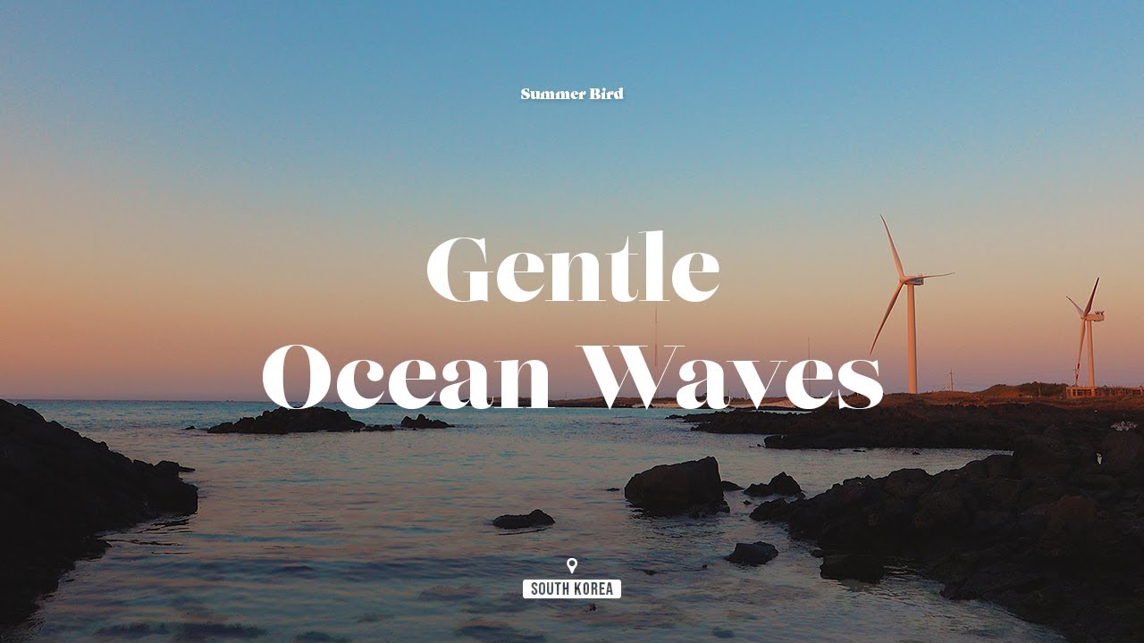 8 Hours | Gentle Ocean Waves on a Rock Beach | Relaxing Ocean Sounds ...
