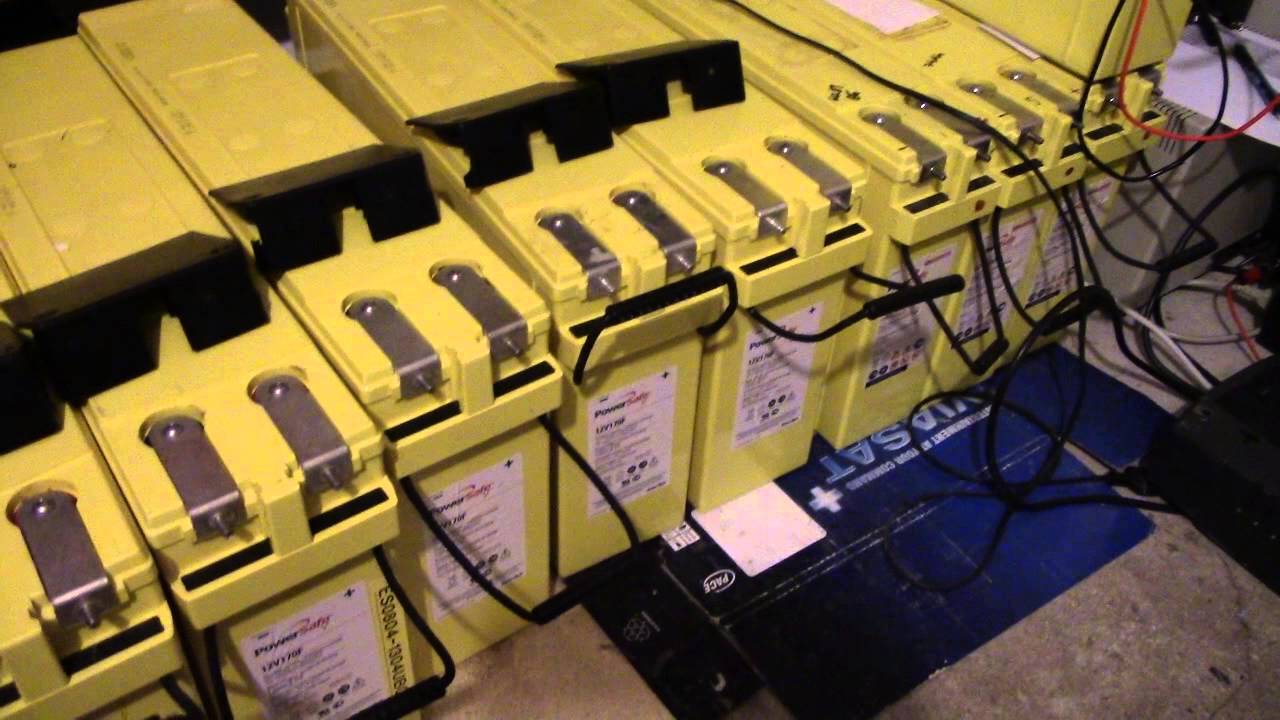 16 more Powersafe 12V170F AGM telecom batteries - YouTube