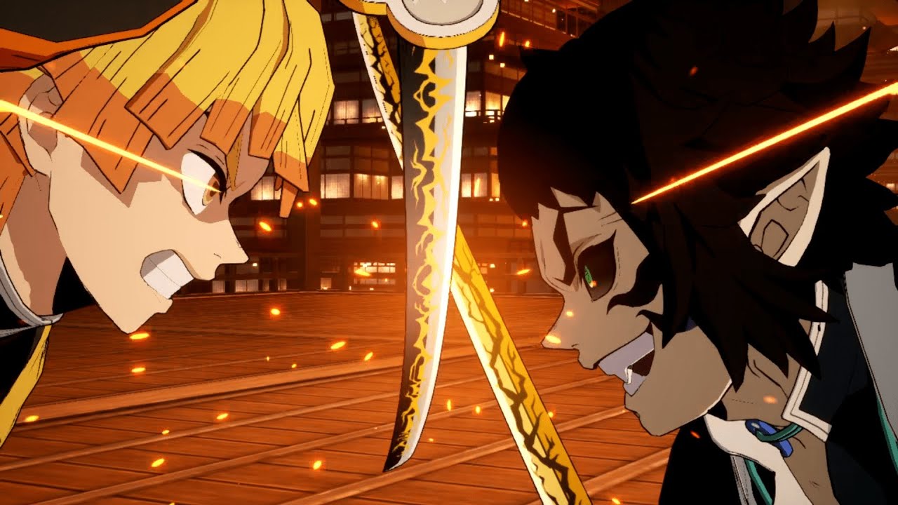 Zenitsu vs Kaigaku Infinity Castle Arc Battle | Demon Slayer Hinokami ...