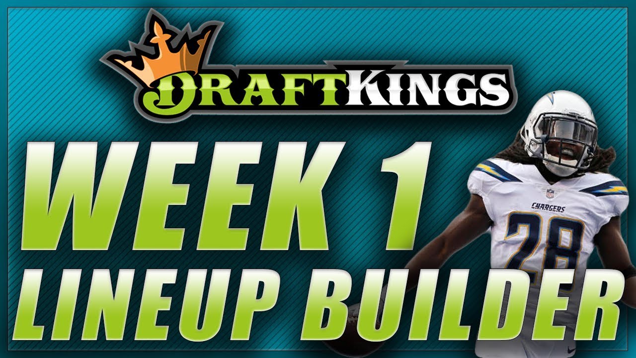 DRAFTKINGS WEEK 1 LINEUP Q&A - YouTube