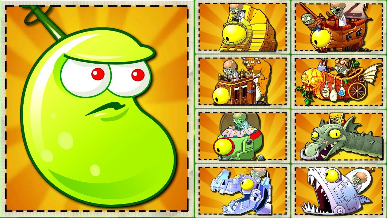 Laser Bean Max Level vs Dr. Zomboss Plants vs. Zombies 2: It's About ...