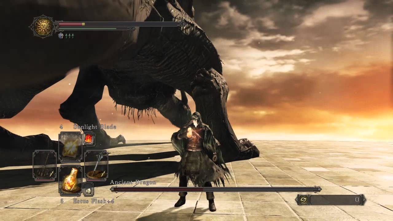 Dark Souls 2: Ancient Dragon (Boss) - YouTube