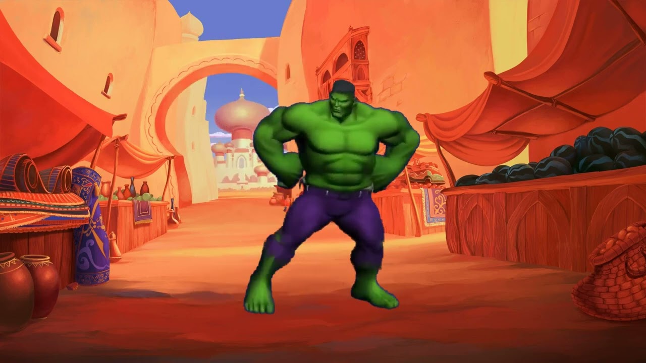 Superhero Hulk dancing in the market - YouTube