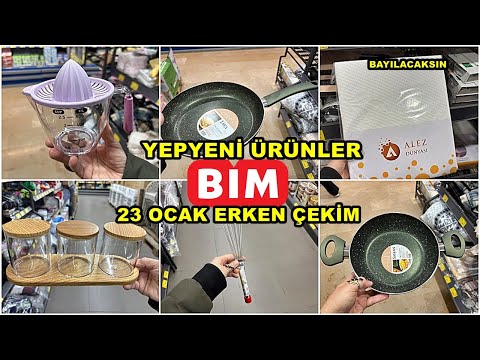 BİME GELDİ HEMEN ALDIK💃BİM 23 OCAK 2026 CUMA💃/GERÇEK İLK VE TEK ERKEN ÇEKİM❗️/YEPYENİ ÜRÜNLER/