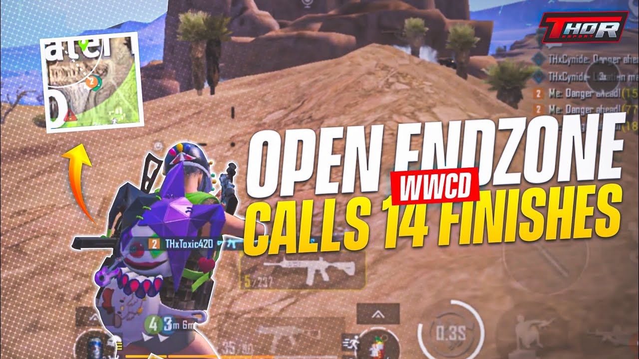 6 SOLO FINISHES 🔥 || OPEN ENDZONE CALLS 📞 WWCD 💪 || THOR ESPORTS ⛔ ...