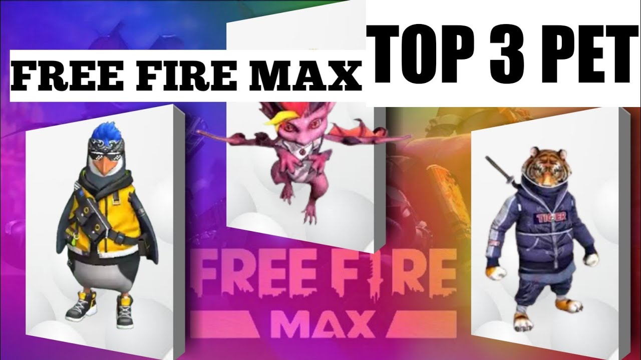 best pet in free fire max 2022 || pet free fire max || top 3 pet in ...