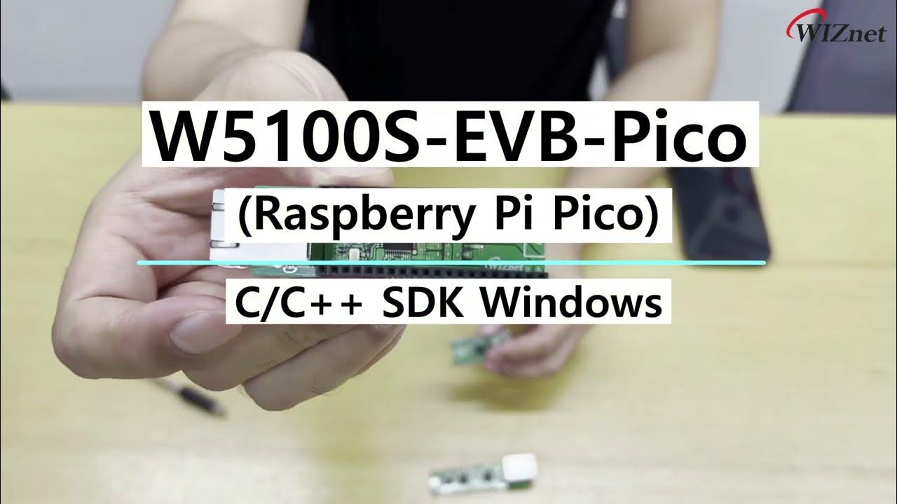 RaspberryPi Pico - W5100S-EVB-Pico C/C++ SDK Setup and Example Blink Project ( Only 4 min ...