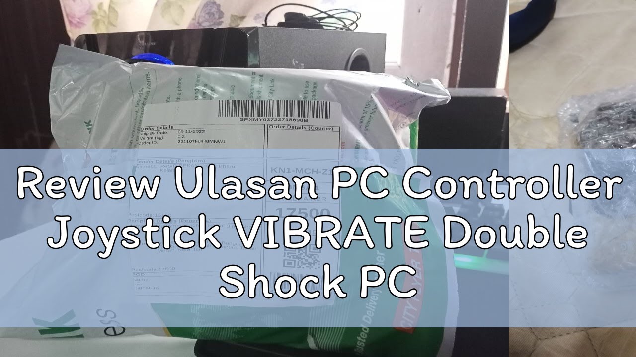 Review Ulasan PC Controller Joystick VIBRATE Double Shock PC UgSB ...