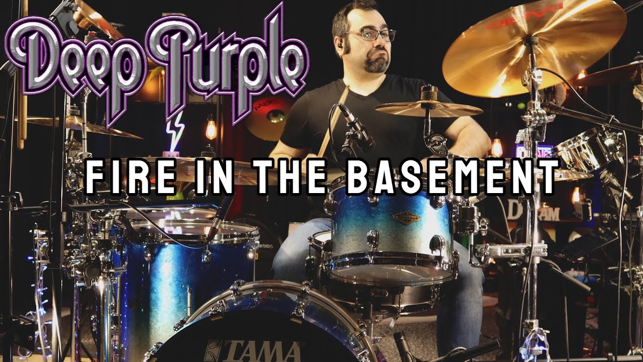 Deep Purple - Fire In The Basement Drum Cover - YouTube