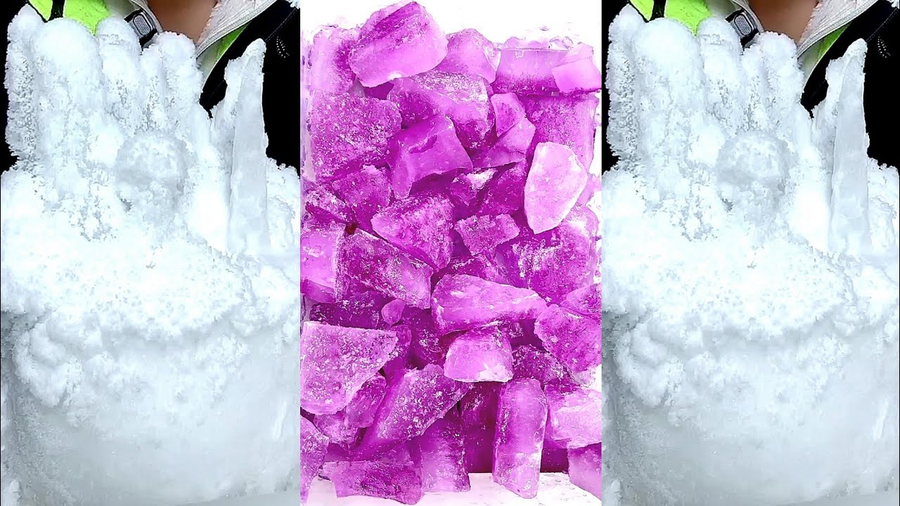 ASMR HARD ICE EATING / ICICLE ICE / CRUSHED ICE. ICE EATING - YouTube