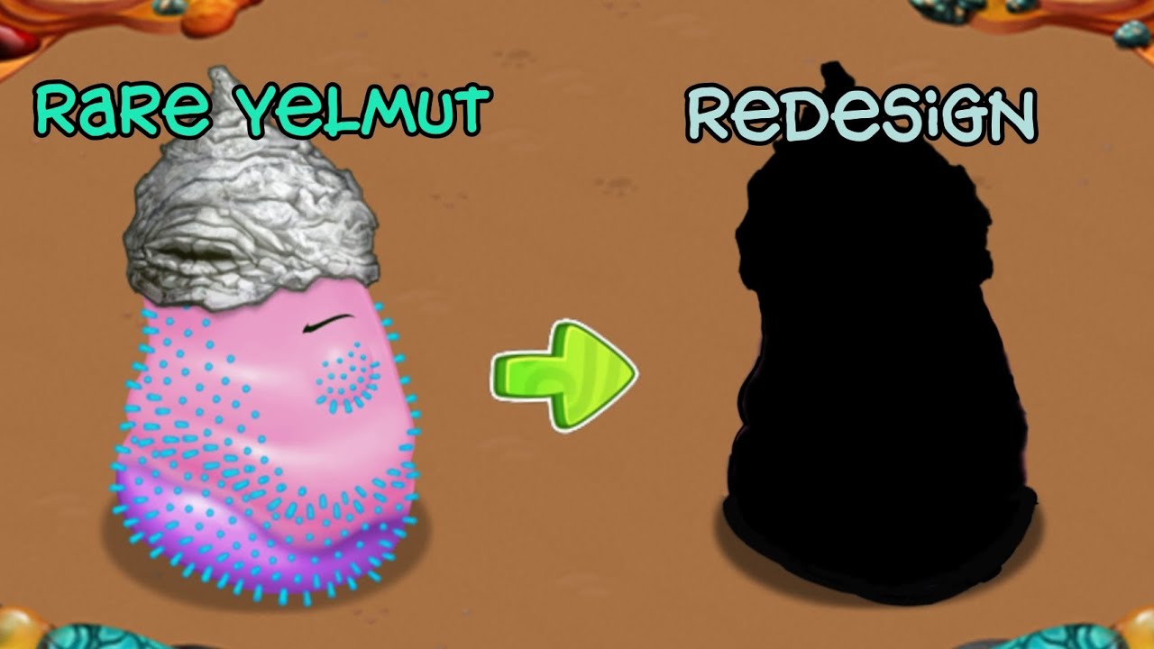Rare Yelmut Redesign (hairless) - My Singing Monsters - YouTube