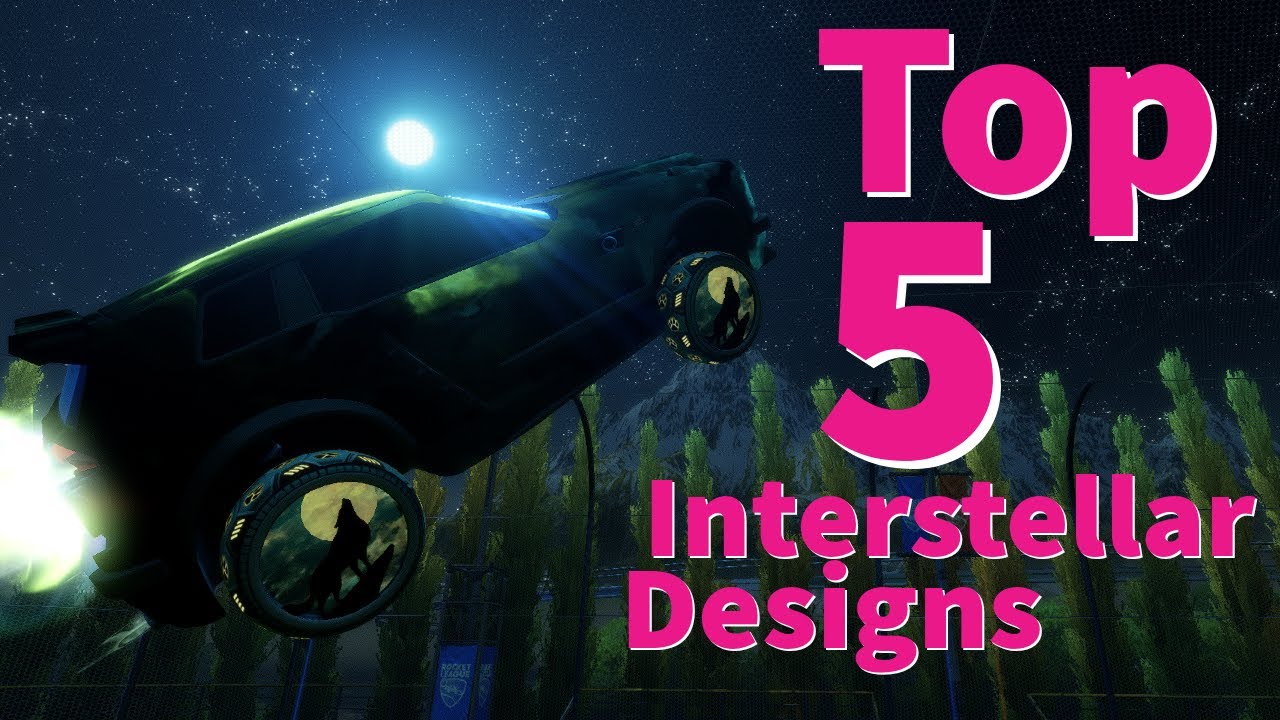 Top 5 Interstellar Designs! (Fennec Edition) *Rocket League* - YouTube