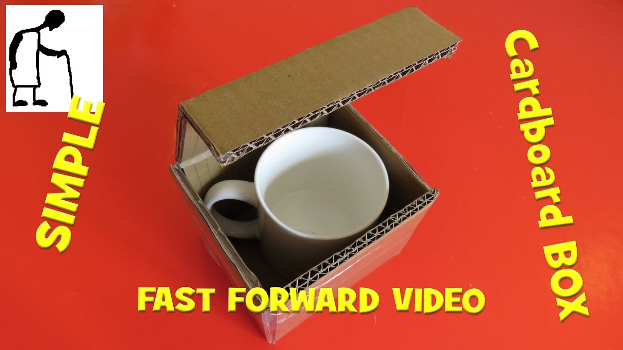 Simple cardboard box design evolution FAST FORWARD VIDEO - YouTube