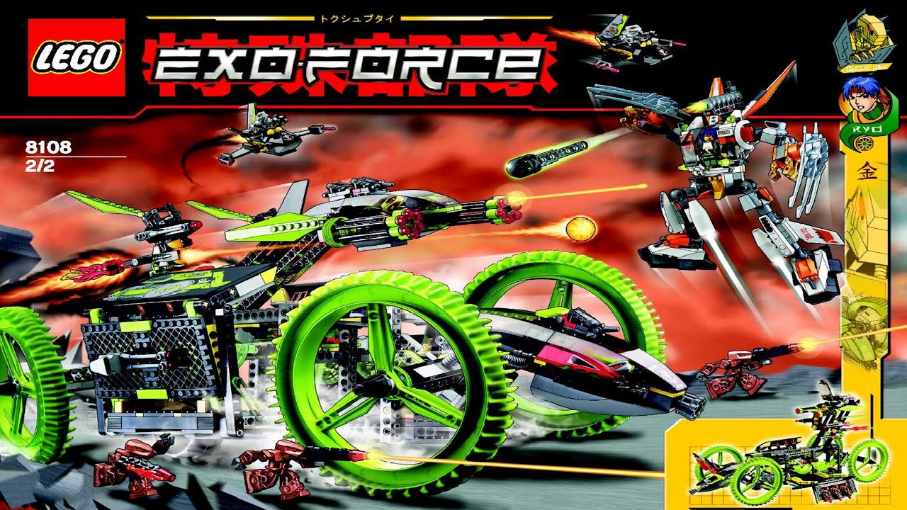 LEGO instructions - Exo-Force - 8108 - Mobile Devastator (Book 2) - YouTube