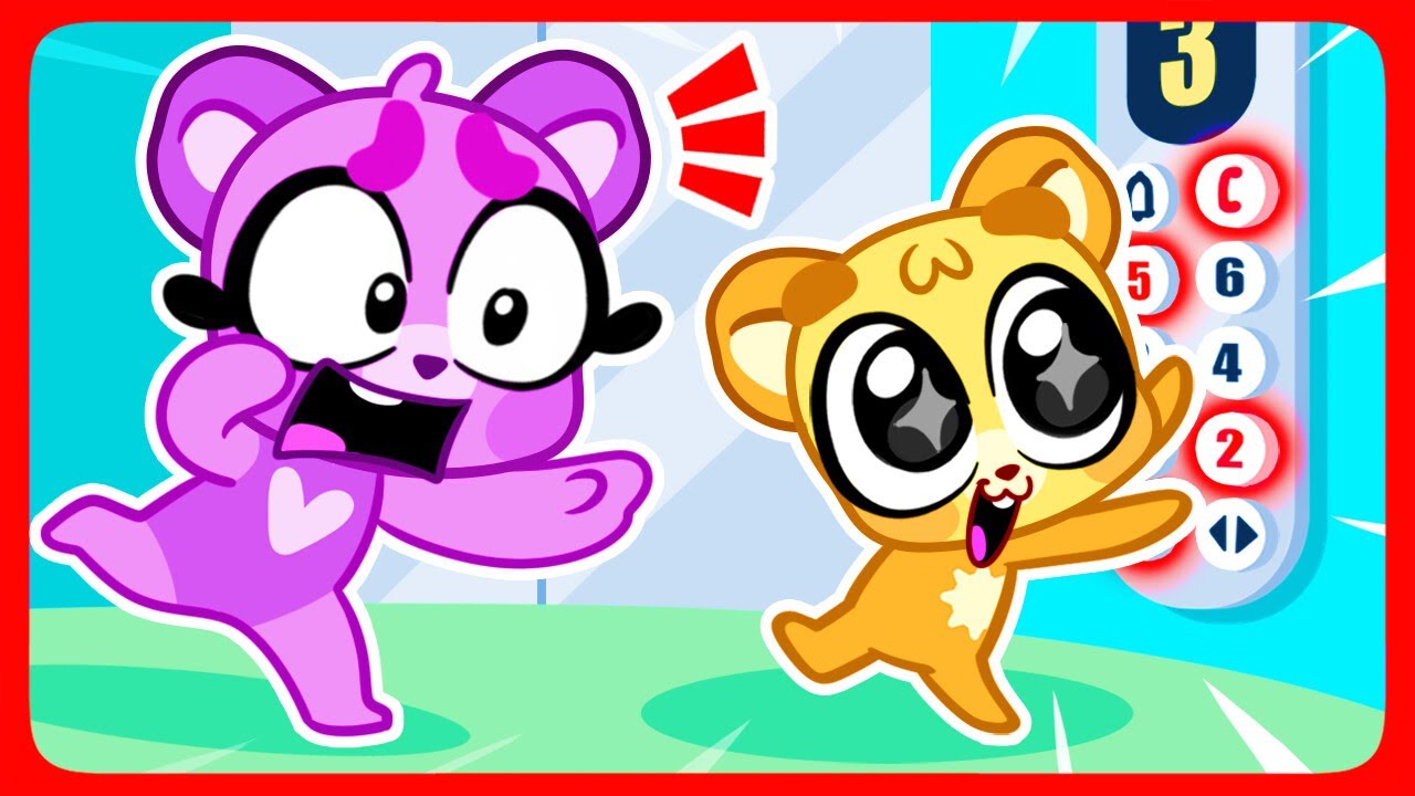 Don't Jump in Elevator! 🔝 Safety Rules 🛑 Educational Cartoons for Kids ...