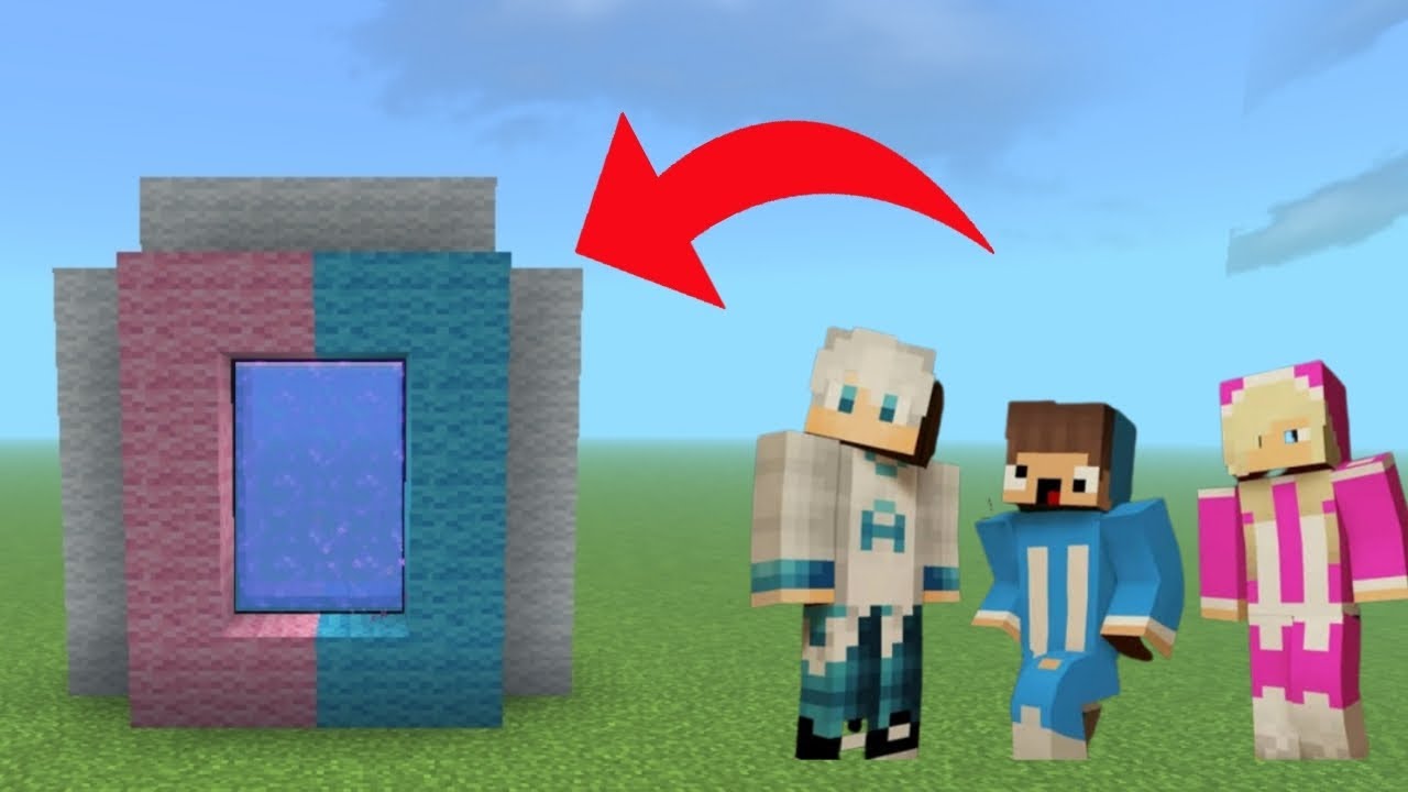 CARA MEMBUAT PORTAL AKUDAV - MINECRAFT - YouTube