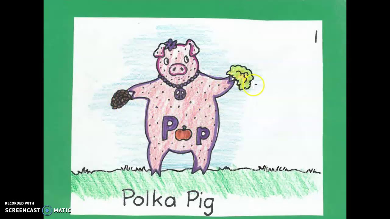 Letter P Story: Polka Pig - YouTube