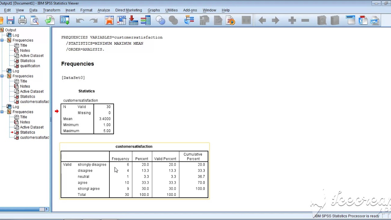 Introduction to SPSS/ Data entry missing values - YouTube