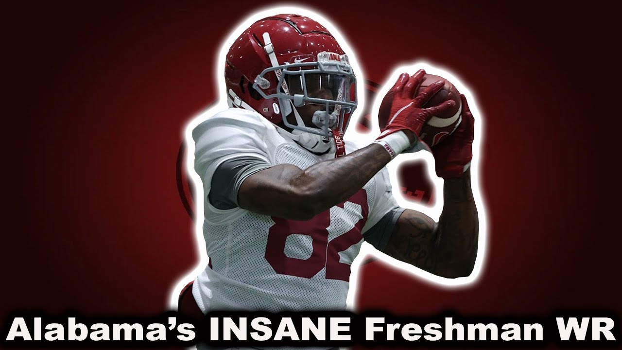 Alabama Football: Crimson Tide True Freshman WR IMPRESSING Already ...