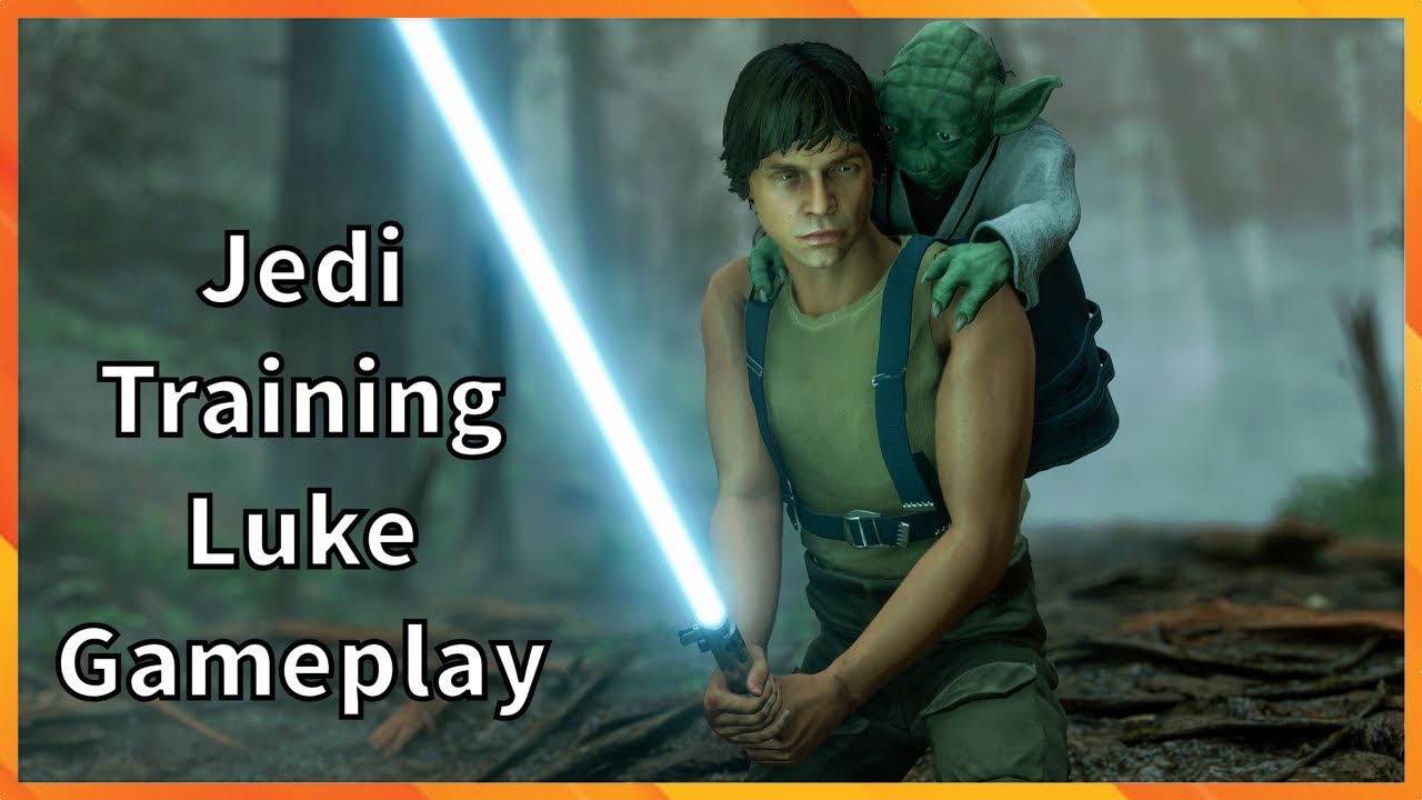 Jedi Training Luke Gameplay Star Wars Battlefront 2 - YouTube