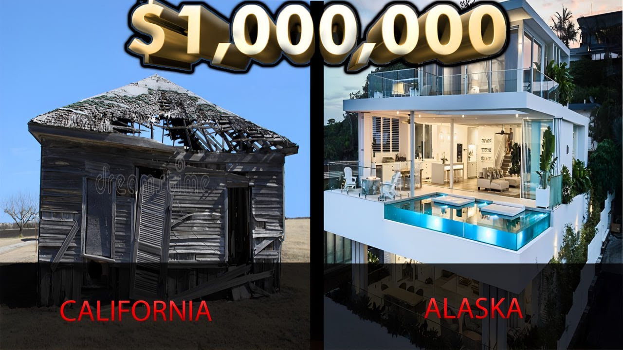 What Does a $1 MILLION HOUSE Look Like in DIFFERENT States - YouTube