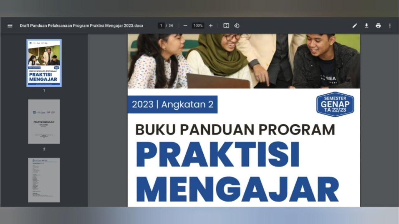 Panduan Praktisi Mengajar 2023 - YouTube