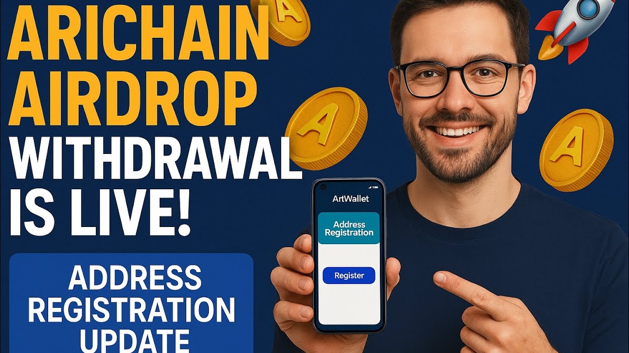 Arichain airdrop withdrawal | address registration update on Ariwallet ...