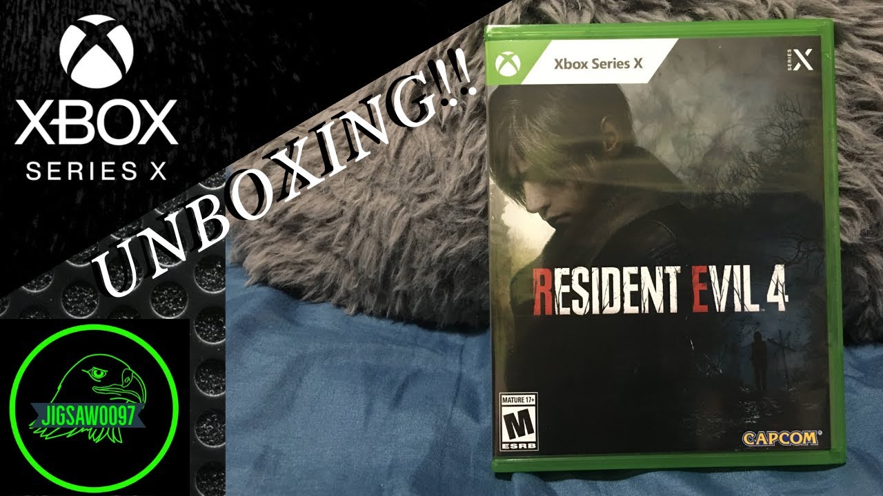 RESIDENT EVIL 4 REMAKE Physical Copy Edition Unboxing - Xbox Series X ...